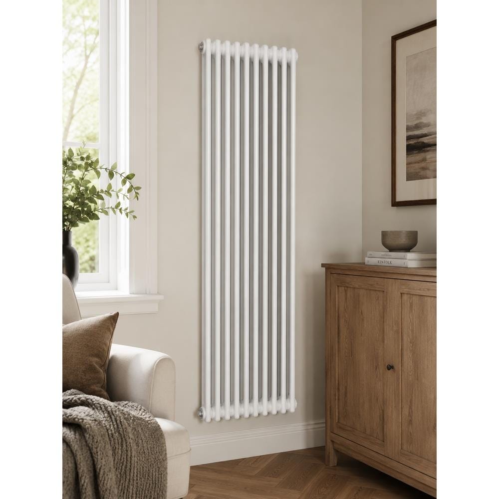 Aquarius Foundry Vertical 2 Column Radiator in White – Aquarius Bathrooms