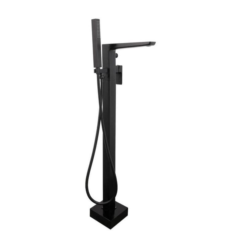 Aquarius Hydro Floor Standing Bath Shower Mixer Tap with Shower Kit ...